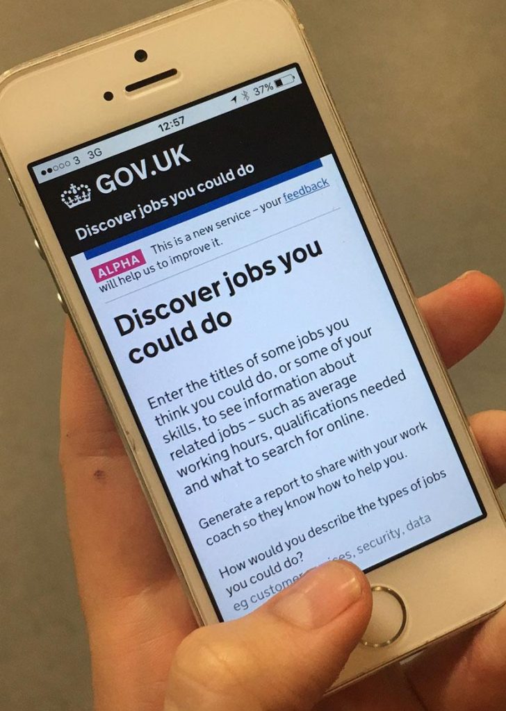 Learning through prototyping: tools for Universal Credit claimants ...