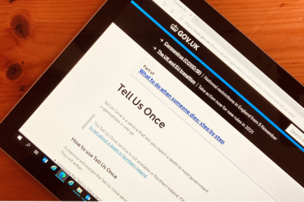Migrating the award-winning Tell Us Once service – DWP Digital