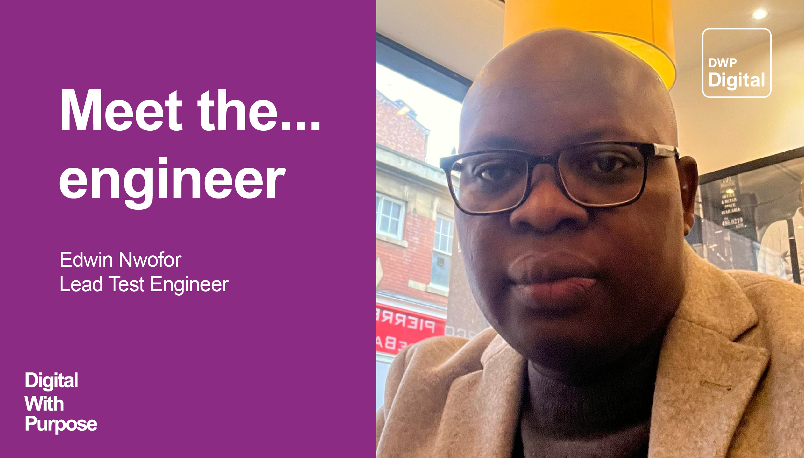 Meet the engineer: Edwin – DWP Digital