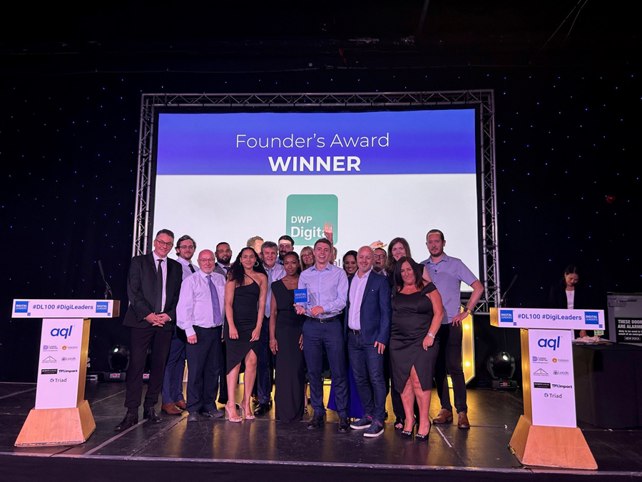 Success at the Digital Leaders 100 Awards – DWP Digital